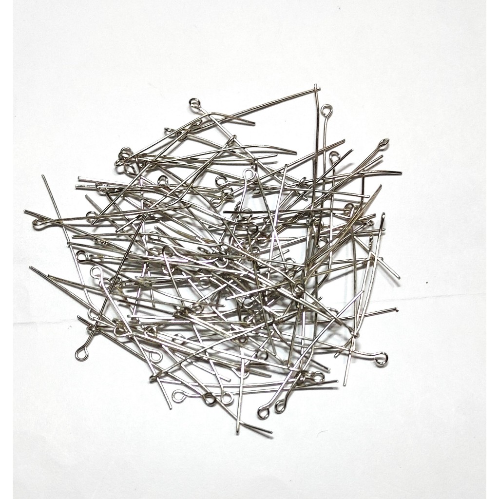 Jual 50gr Paku Sambung , Craft Pin, Eye Pin Nickel | Shopee Indonesia
