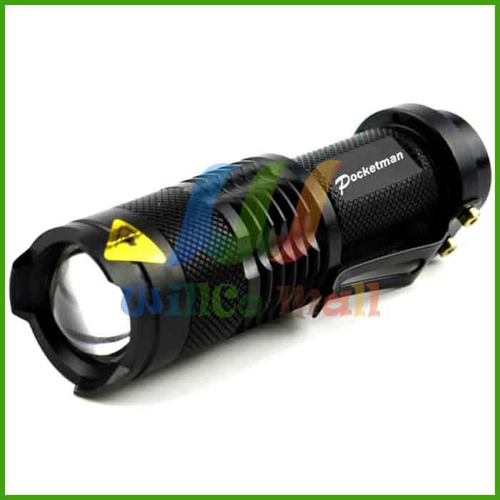 Jual SENTER POCKETMAN MINI LED Flashlight 2000 Lumens Waterproof ...