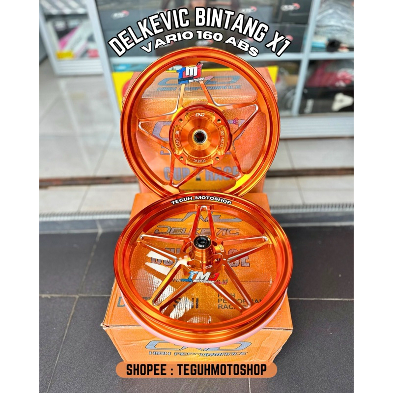 Jual VELG BINTANG DELKEVIC X1 VARIO 160 ABS RING 14 185/215 DOBLE DISC VELG BINTANG VARIO 160 ...