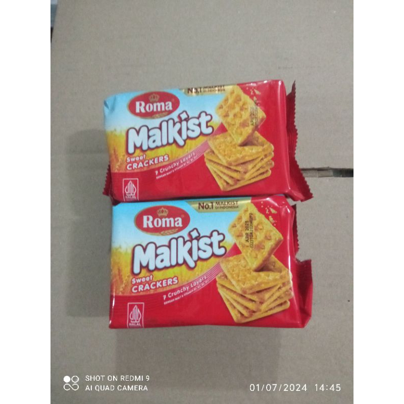 Jual Biskuit Roma Malkist Crackers Merah 109 gr | Shopee Indonesia
