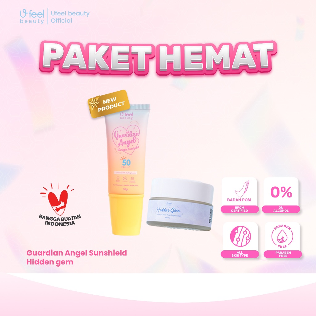 Jual [Paket Hemat] UFB Axillary Cream & UFB Guardian Angel Invisible ...