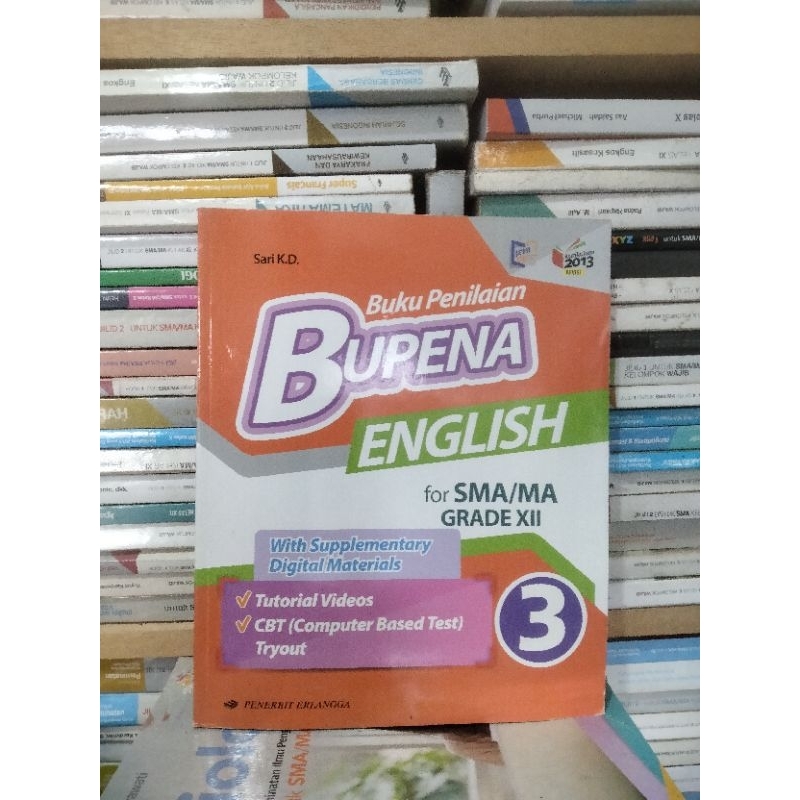 Jual buku bupena bahasa Inggris/english kelas 12/XII 3 sma ma Erlangga revisi | Shopee Indonesia