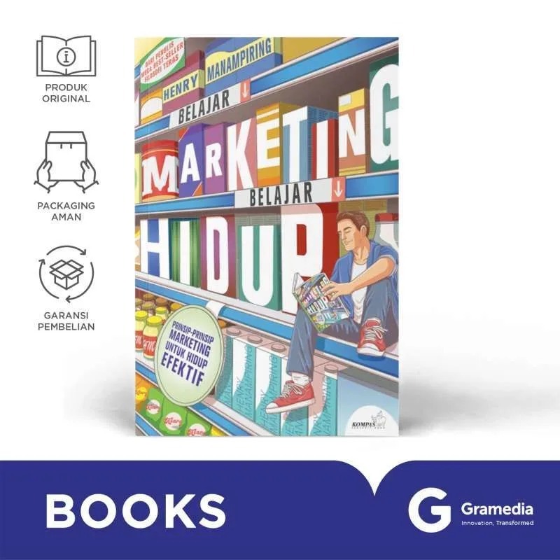 Jual Gramedia MKG - Buku Belajar Marketing, Belajar Hidup (Henry Manampiring) | Shopee Indonesia