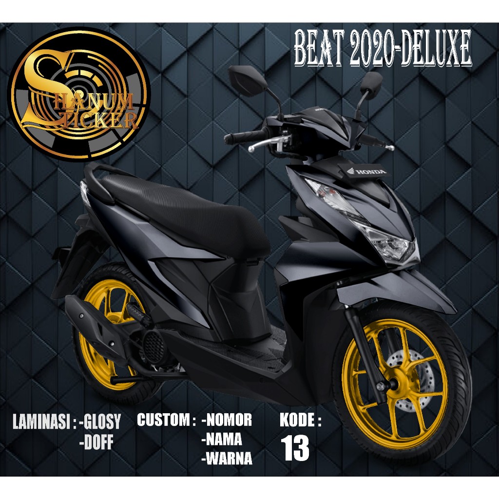 Jual (COD) TERBARU Decal Sticker Honda Beat DELUXE STREET 2020 2021 2022 2023 2024 Full body SH ...
