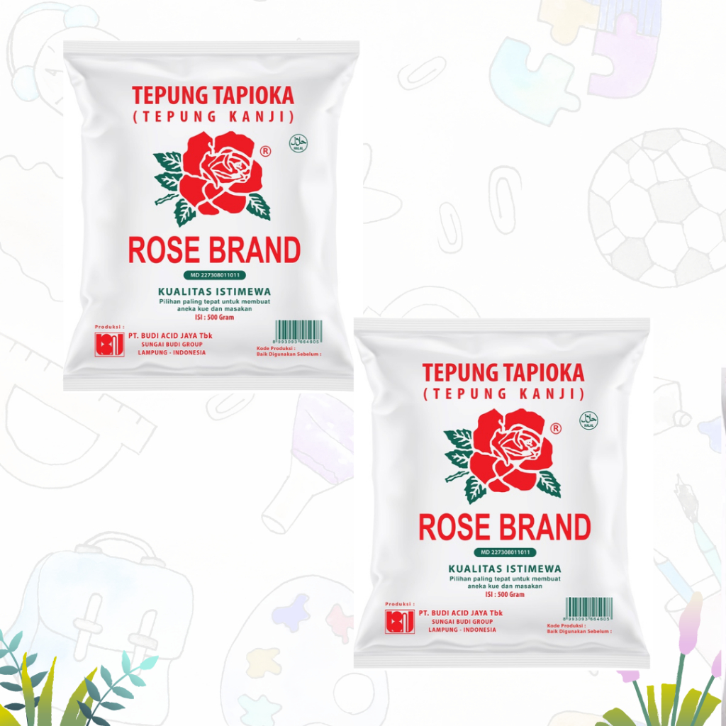 Jual Tepung Tapioka Rose Brand 500gr (PCS) | Shopee Indonesia