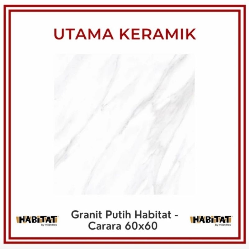 Jual Granit Habitat Carara Silver 60x60 - Harga per 4 keping (per dus ...