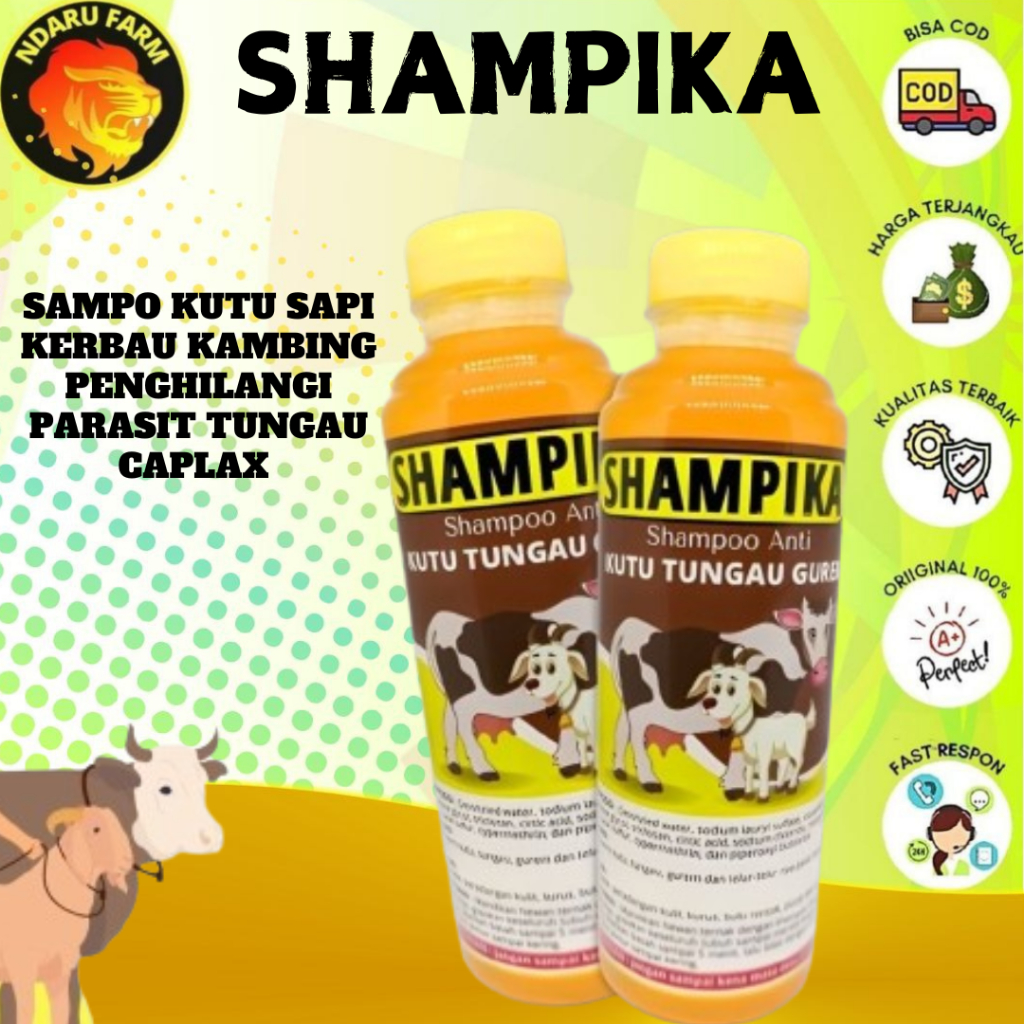 Jual SAMPO KUTU SAPI KERBAU KAMBING PENGHILANGI PARASIT TUNGAU CAPLAX ...