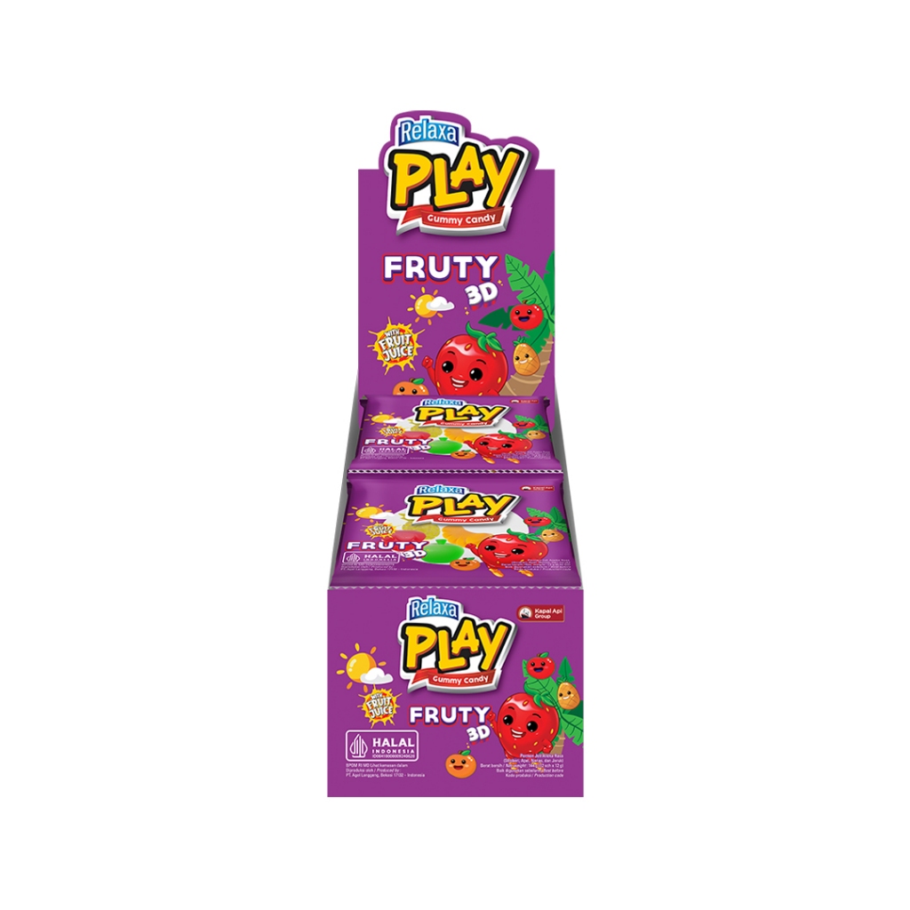 Jual Relaxa Play Fruity Box 12x12 GR | Shopee Indonesia