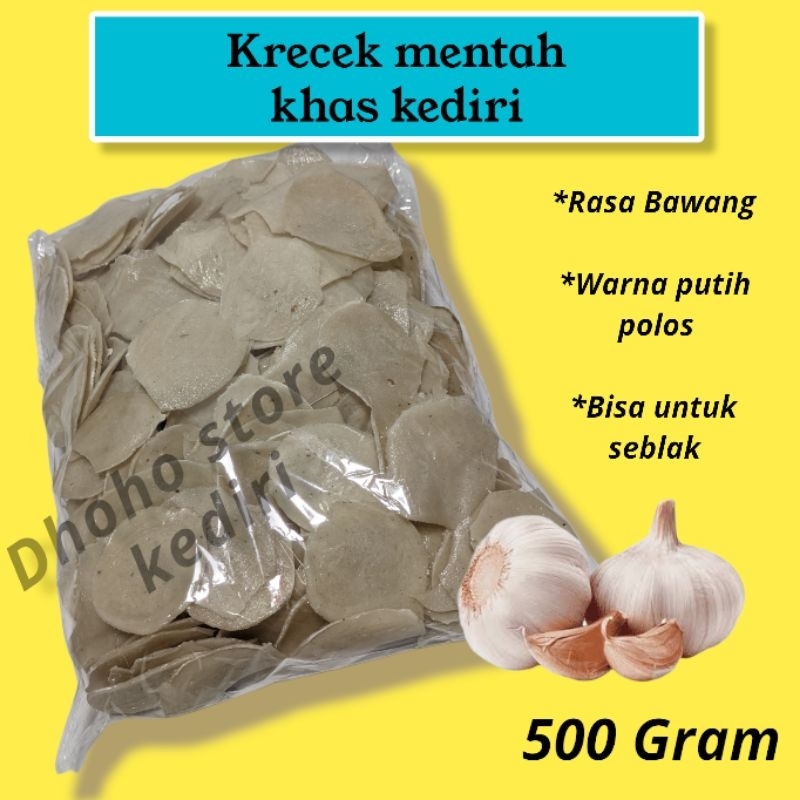 Jual 500Gram Krecek mentah Krupuk bawang upil krupuk goreng pasir ...