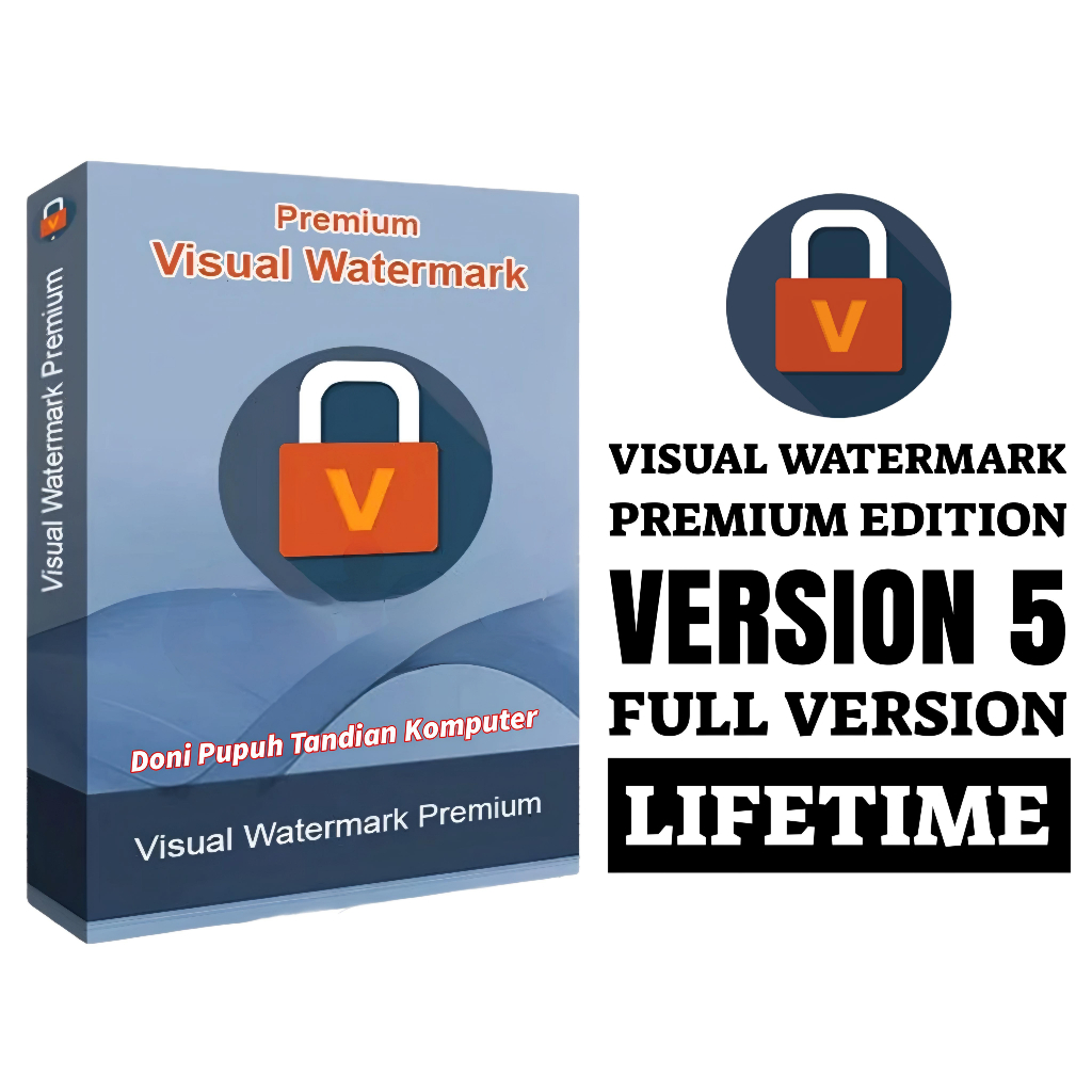 Jual Visual Watermark Premium Edition Full Version Lifetime + Video ...