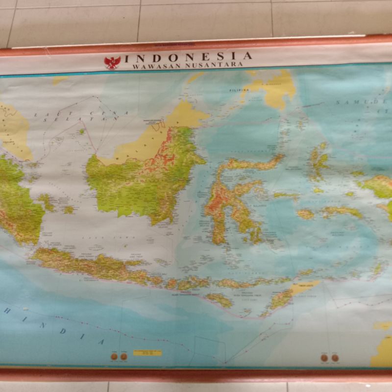 Jual PETA INDONESIA BINGKAI KAYU | Shopee Indonesia