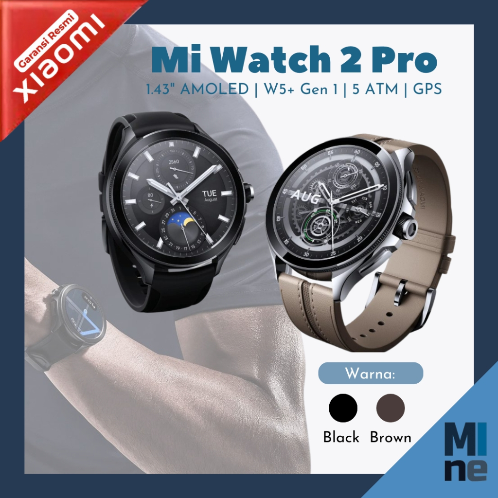 Jual Mi Smart Watch 2 Pro W5+ Gen 1 AMOLED Jam Tangan GPS 495mAh ...