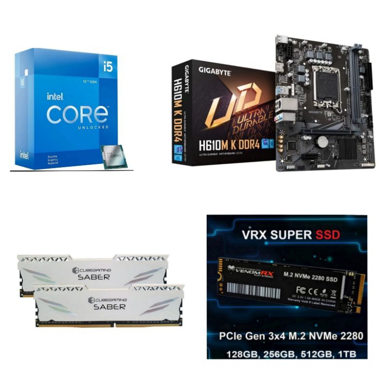 Jual Paket Processor Intel Core i5 12400 / i5 12400F Box LGA 1700 DDR4 Gen 12 NVME | Shopee ...