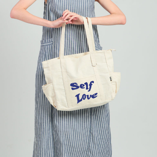 Jual Tas Totebag self love Kanvas Needle Twinkle Tas kuliah | Shopee ...