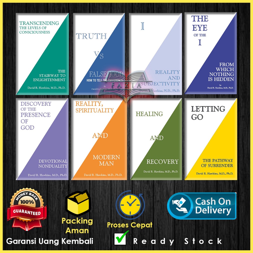 Jual PRODUCT TERKECE Power vs Force 9 book series by David R Hawkins ...