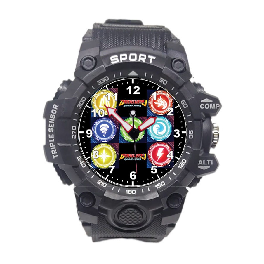 Jual Jam Tangan Kuasa Boboiboy elemental terbaru | Shopee Indonesia