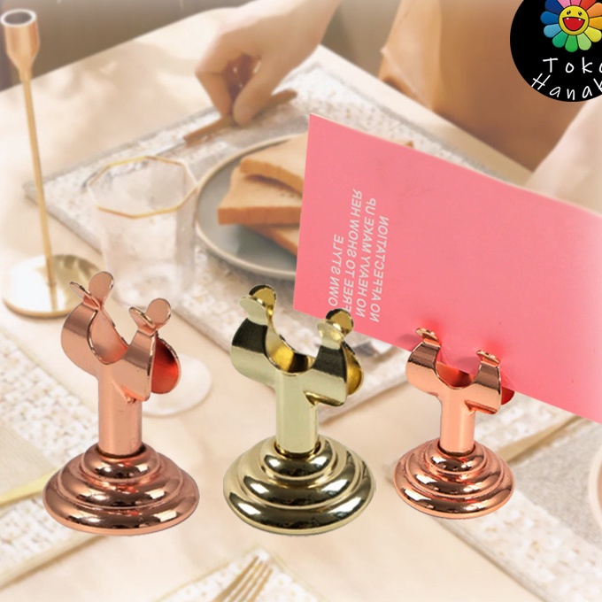 Jual Unggul U Shaped Table Number Menu StandTiang Nomor Meja Atau Card ...