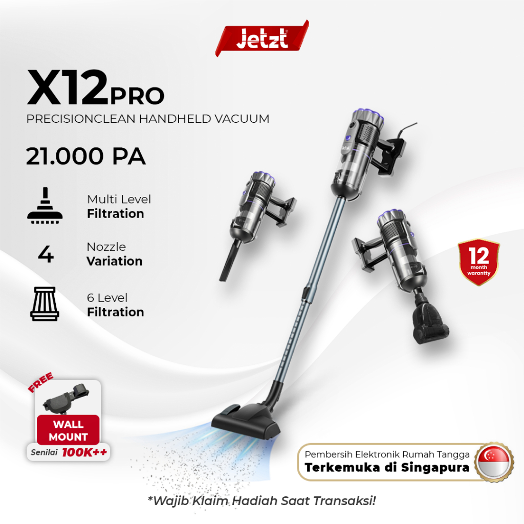 Jual Jetzt X12 Vacuum Cleaner Handheld 3-in-1 Home Penyedot Debu ...