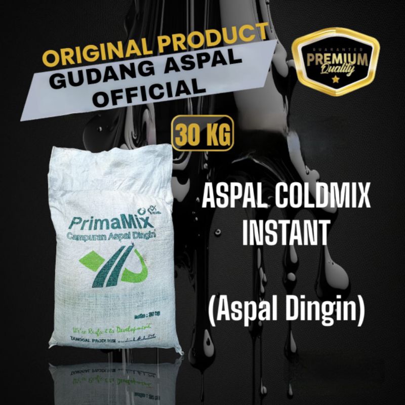 Jual Aspal Coldmix Instant 30kg (Aspal Dingin) | Shopee Indonesia