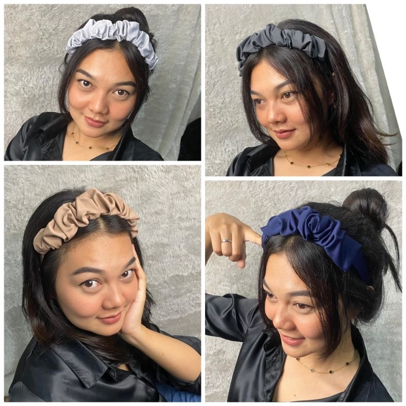 Jual PROMO Bando Nagita | Bando Serut | Bando Scrunchie Korea | Bando ...