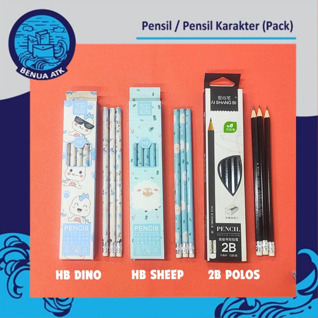 Jual Pensil / Pensil Karakter (PACK) | Shopee Indonesia