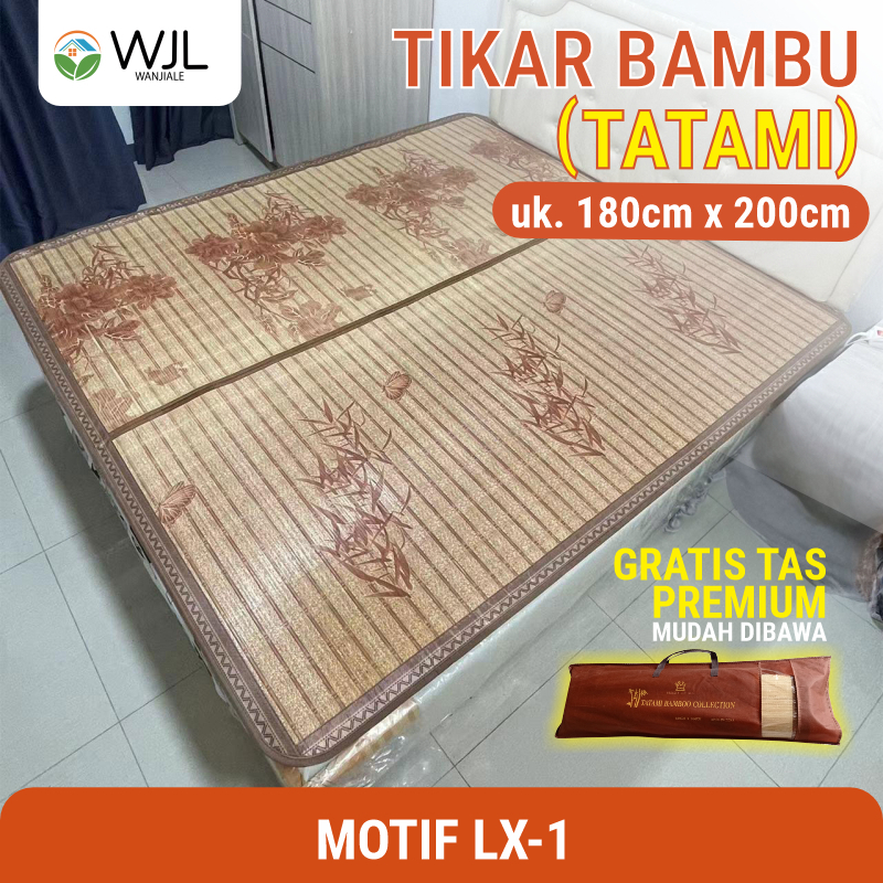 Jual Tikar Bambu Import Tatami Uk 180 X 200 Cm Tikar Lipat Bambu 4 ...