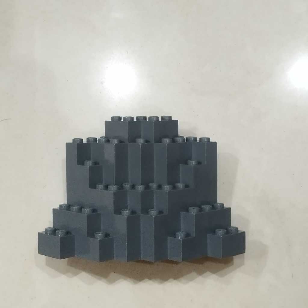 Jual Lego Parts #23996 Rock Panel 8 x 8 x 6 Medium Symmetric (MURP ...