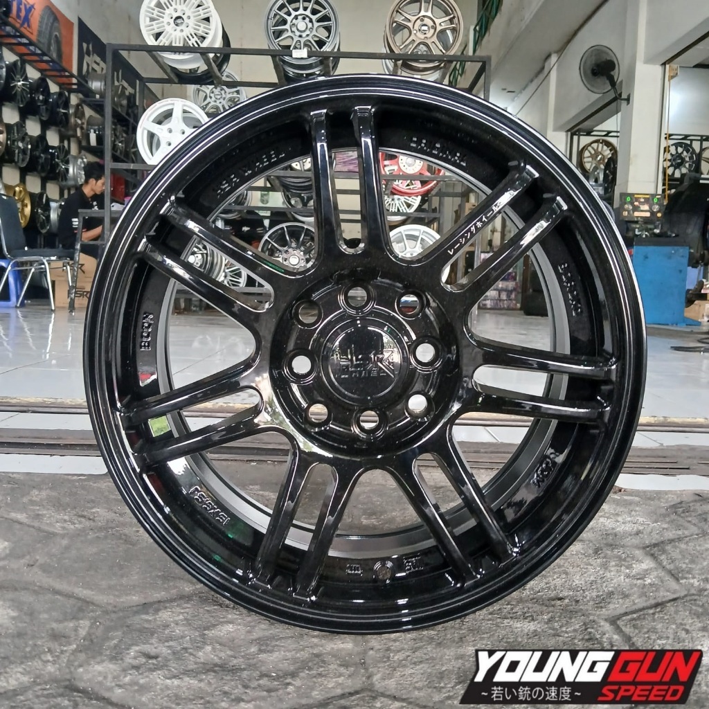 Jual Velg Original HSR R15 Type Boon Glossy Black Pelek Racing Ring 15 ...