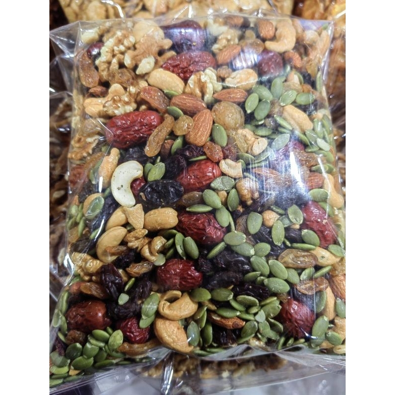 Jual KACANG MIX TRAIL 1KG / CEMILAN KACANG SEHAT BUAH KERING | Shopee ...