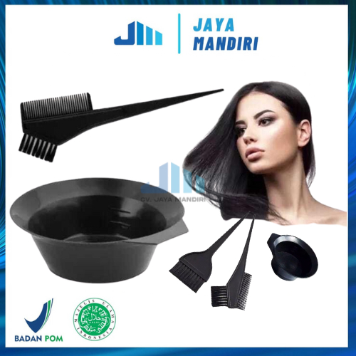 Jual Sisir Semir + MANGKOK Cat Rambut Set / Mangkok Semir 3in1 | Shopee ...