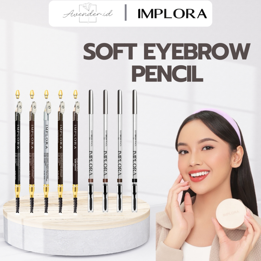 Jual (GET 1 GIFT) IMPLORA Pensil Alis, eyebrow, pencil alis, pensil alis implora waterproof ...