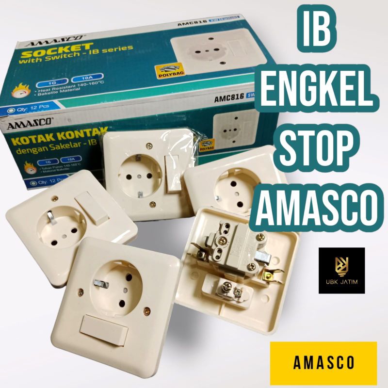 Jual IB ENGKEL STOP AMASCO AMC816SW SNI | Shopee Indonesia