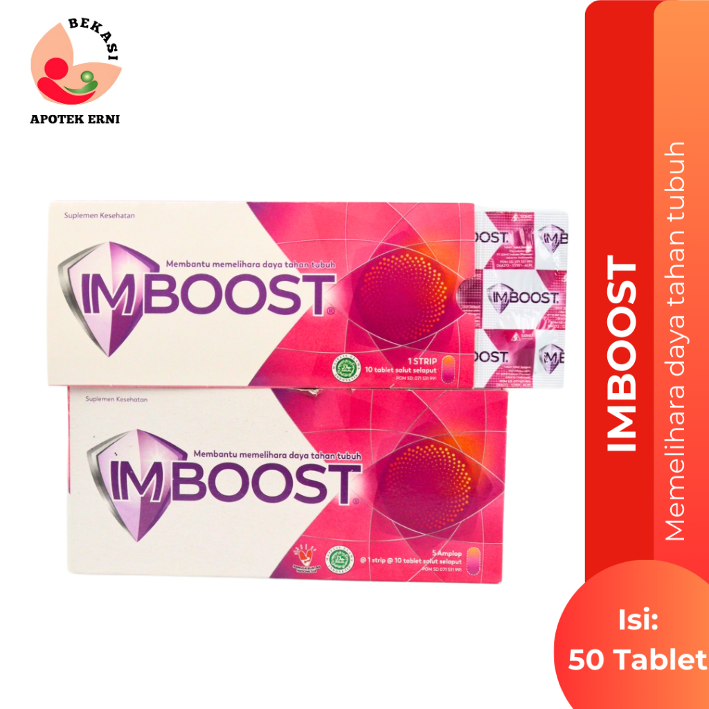 Jual imboost isi 10 tablet per strip - multivitamin | Shopee Indonesia