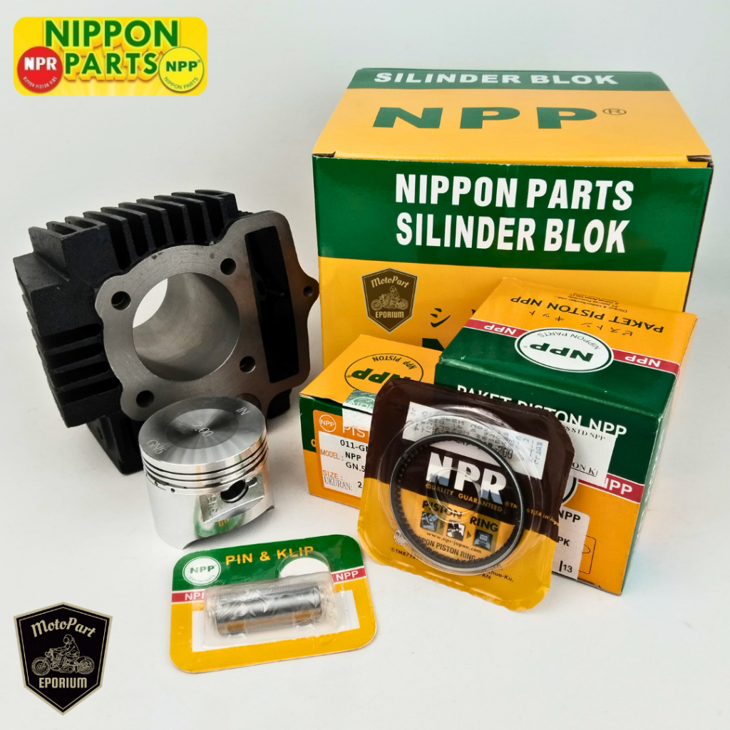 Jual NIPPON PARTS (NPP) PAKET SILINDER BLOK 47100-GN500 NPP GRAND/SUPRA ...