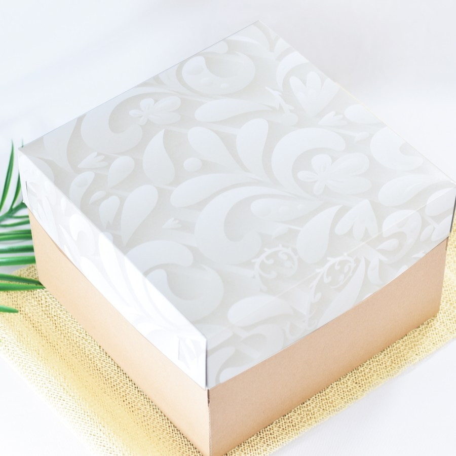 Jual Dus kue corugated kotak kue box cake box kue pudding bolu ukuran ...