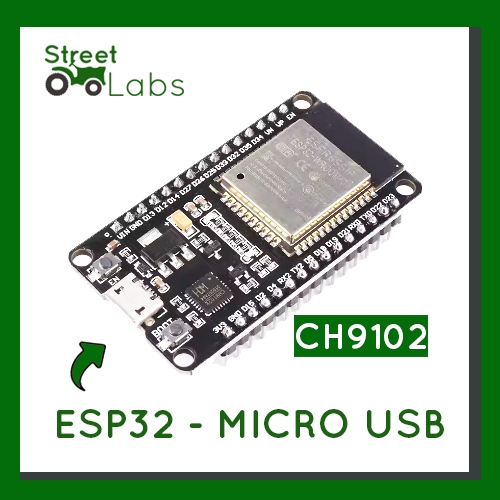 Jual ESP32 CH9102 Micro-USB ESP-32 | Shopee Indonesia