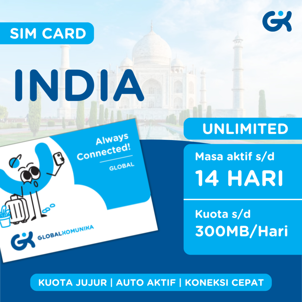 Jual Sim Card India | Unlimited Data | India Simcard Global Komunika ...