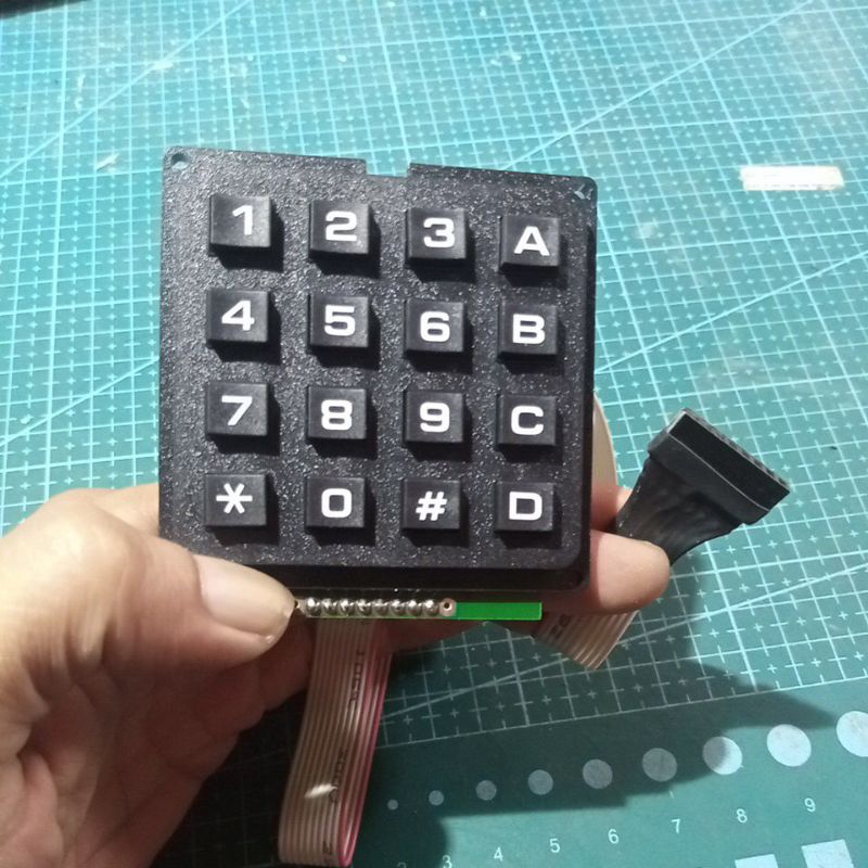 Jual KEYPAD PERTAMINI POM MINI TIMBUL 4X4 + SOKET KABEL KE CPU POM MINI ...