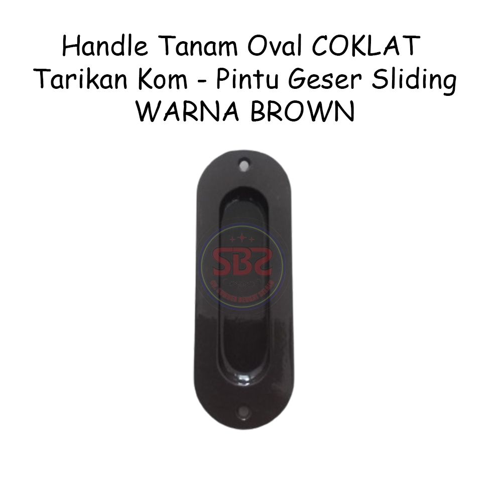 Jual Handle Tanam Oval / Pull Handle Sliding Door / Tarikan Pintu Geser ...