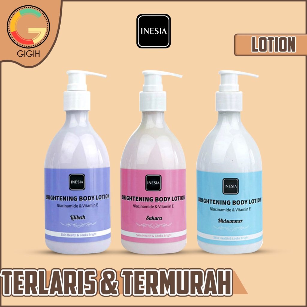 Jual INESIA BRIGHTENING HAND & BODY LOTION 300ML ( READY ALL VARIAN ...