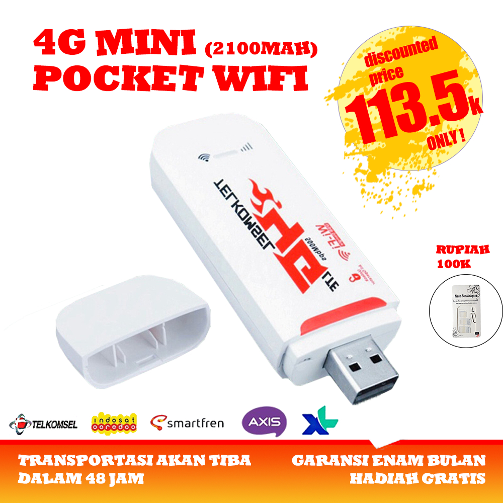 Jual [Ready Stock] H760-5 4G Modem WIFI USB 4g All Operator LTE Modem ...