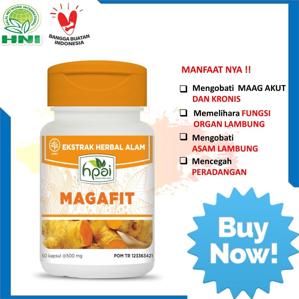 Jual HNI HPAI - KAPSUL MAGAFIT EXTRAK KUNYIT MEMELIHARA FUNGSI ORGAN ...