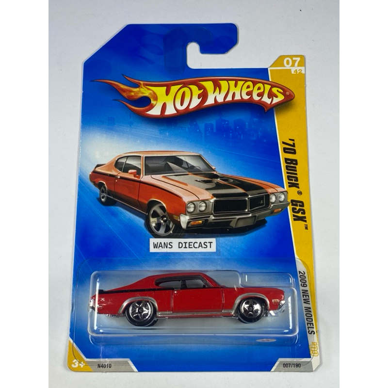 Jual Hot Wheels 70 Buick GSX Merah Strip hitam sedan jadul | Shopee ...
