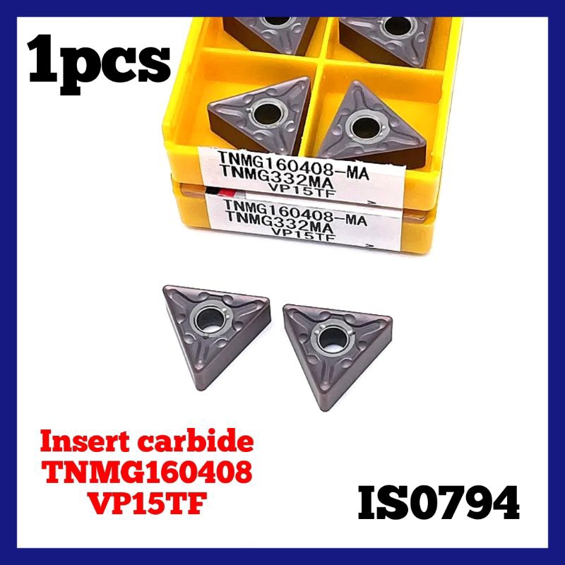 Jual 1pcs insert carbide TNMG 160408 VP15TF cocok untuk holder MTJNR ...