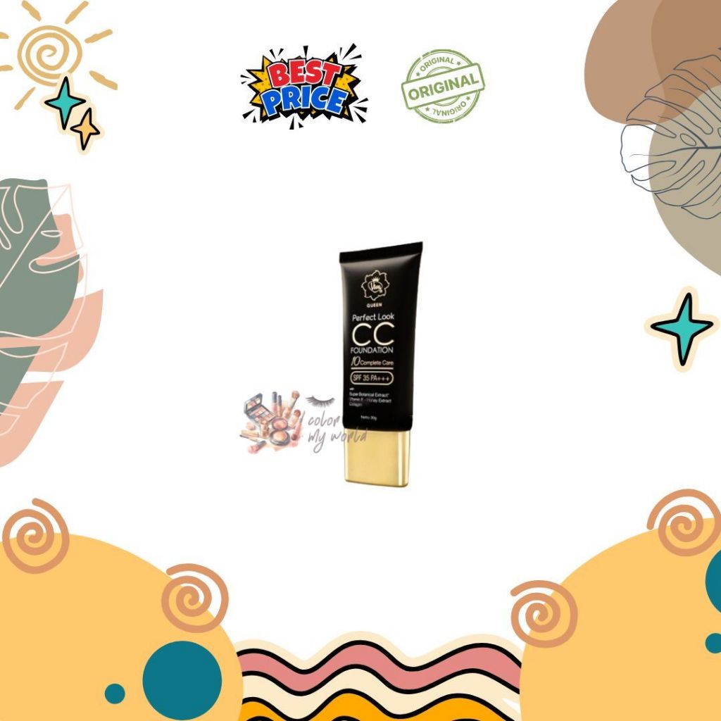 Jual VIVA Queen Perfect Look CC Foundation with VIT E, Collagen & SPF ...
