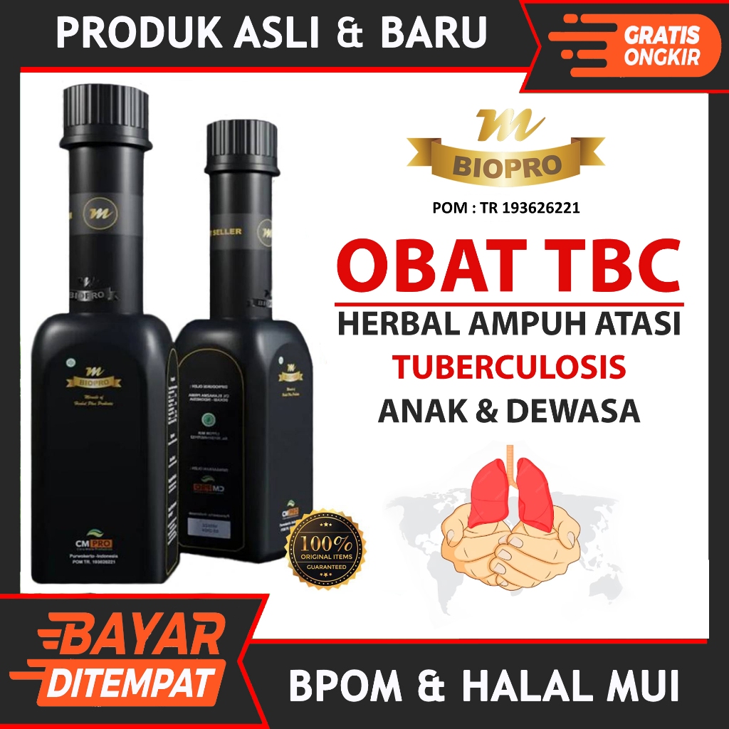 Jual Mbiopro Obat TBC Paru Paru Kelenjar Tuberkulosis Infeksi Batuk ...