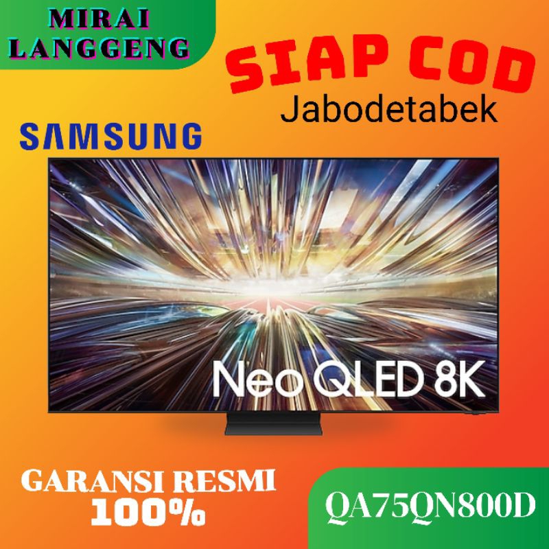 Jual SAMSUNG 75QN800D/QA75QN800D 8K NEO QLED SMART TV 75 inch 2024 ...