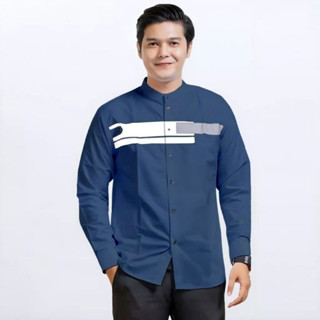 Jual TERBARU Kemeja Koko Jordan Pria Lengan Panjang Bahan Katun Adem ...