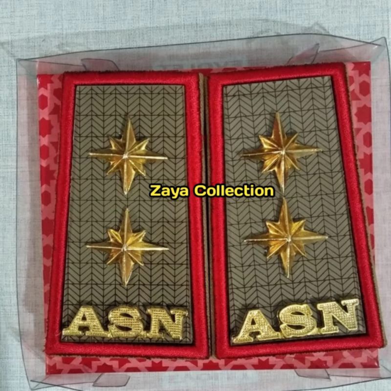 Jual Pangkat ASN Sum Sel Golongan 4D. dasaran mika motif lis merah ...