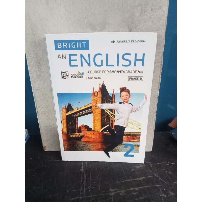 Jual buku bright English bahasa Inggris kelas 2/8 SMP Erlangga kurikulum merdeka | Shopee Indonesia